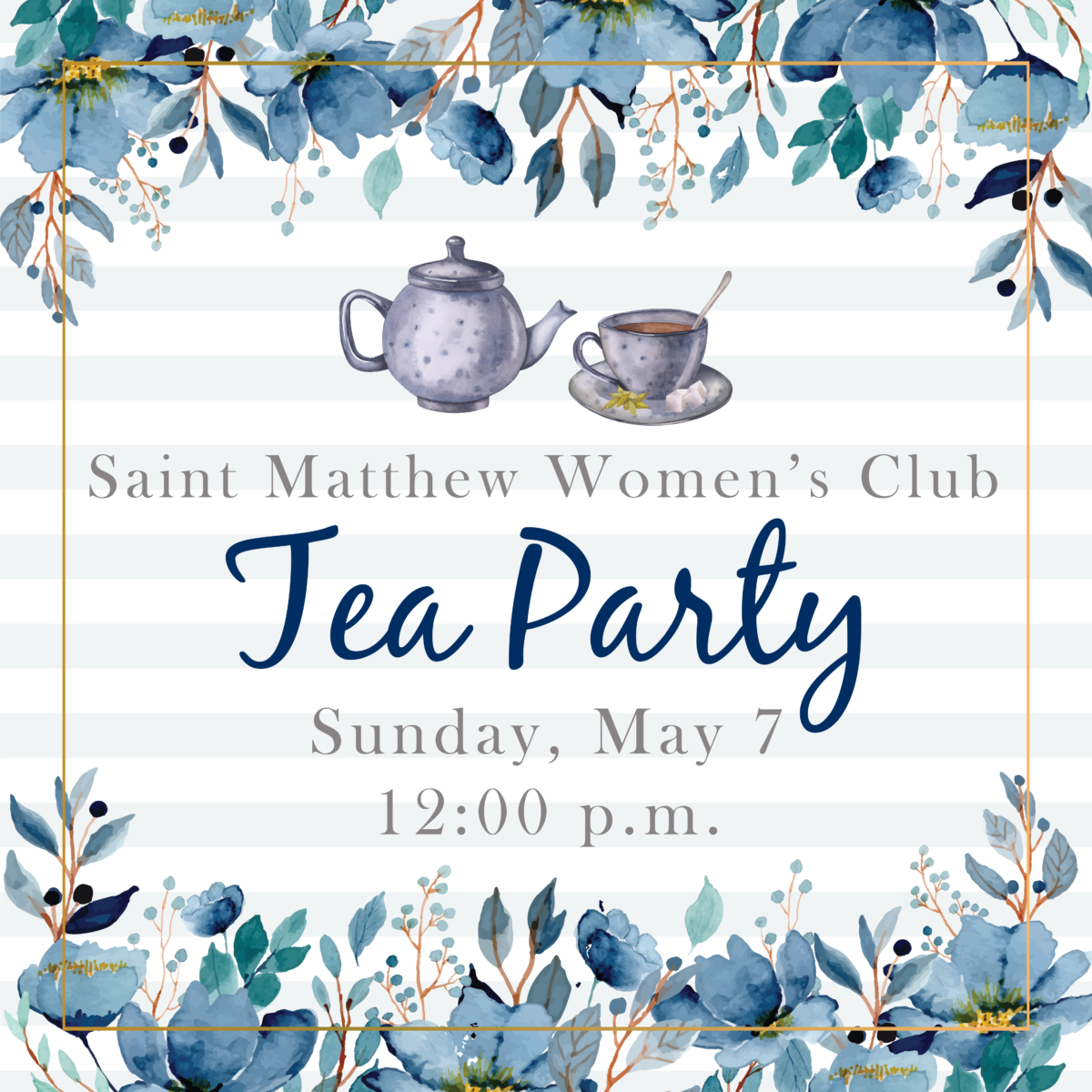 Women’s Club Tea Party – Saint Matthew Catholic Church