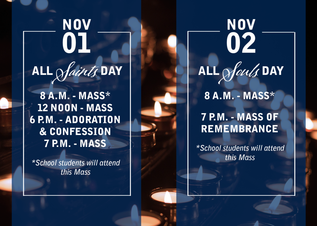 All Saints Day & All Souls Day Mass Schedule – Saint Matthew Catholic ...